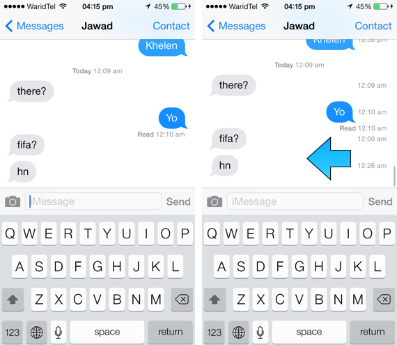 How To View Sent Or Received Time For Messages In Ios 7 Ios Hacker