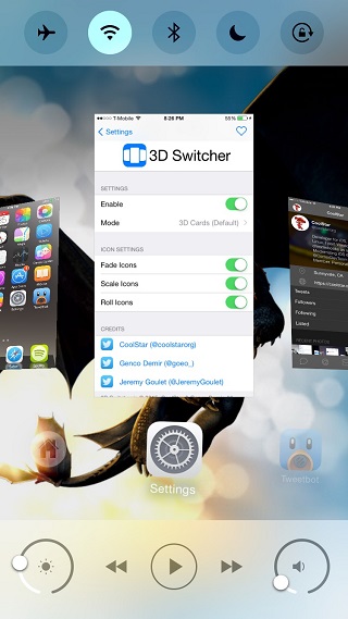3DSwitcher tweak brings 3D animations to App Switcher - iOS Hacker 3DSwitcher tweak brings 3D animations to App Switcher - iOS Hacker