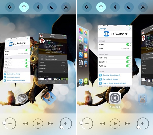 3DSwitcher tweak brings 3D animations to App Switcher - iOS Hacker 3DSwitcher tweak brings 3D animations to App Switcher - iOS Hacker