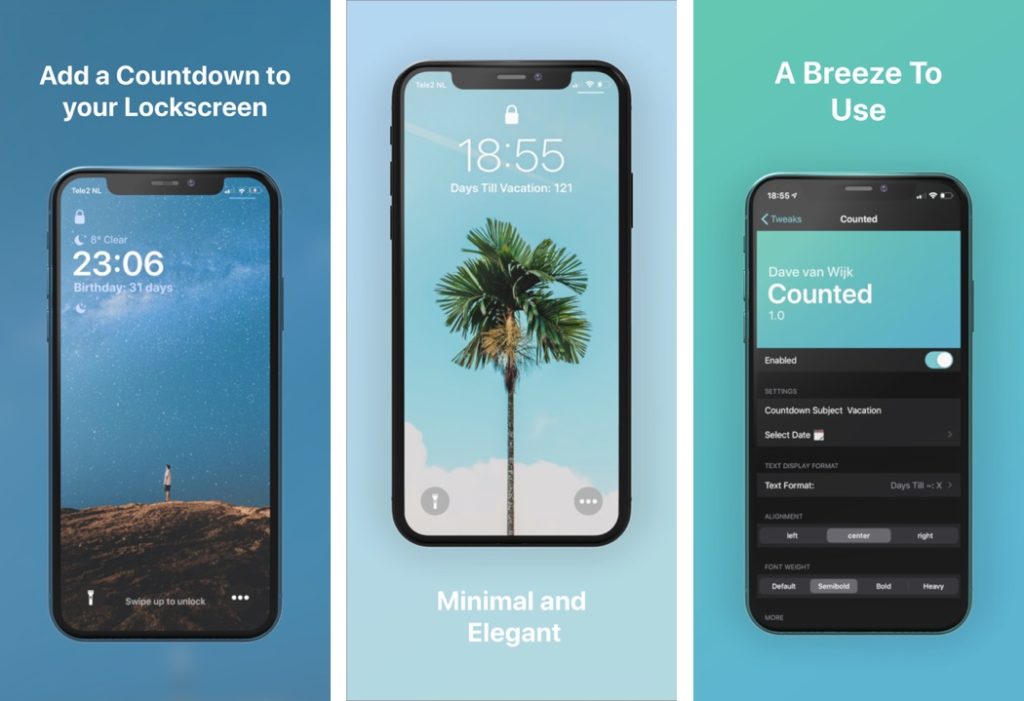 Add A Countdown To iPhone's Lock Screen With Counted Tweak - iOS Hacker Add A Countdown To iPhone's Lock Screen With Counted Tweak - iOS Hacker