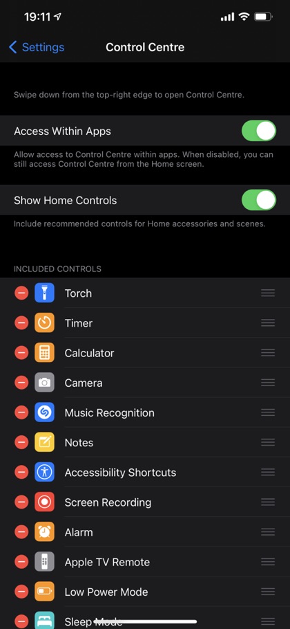 How To Remove Home Controls And Get Rid Of Blank Squares On Control ... How To Remove Home Controls And Get Rid Of Blank Squares On Control ...